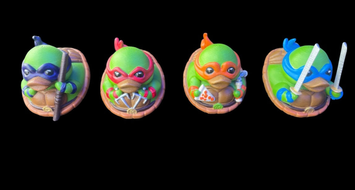 Fan art ninja duck set – Killer Print Studios